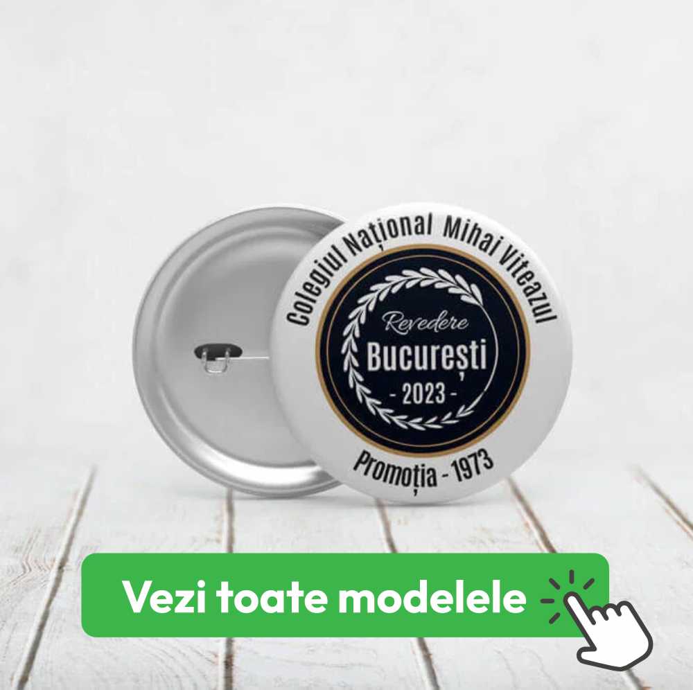 Insigne Personalizate - Alege acum modelul!